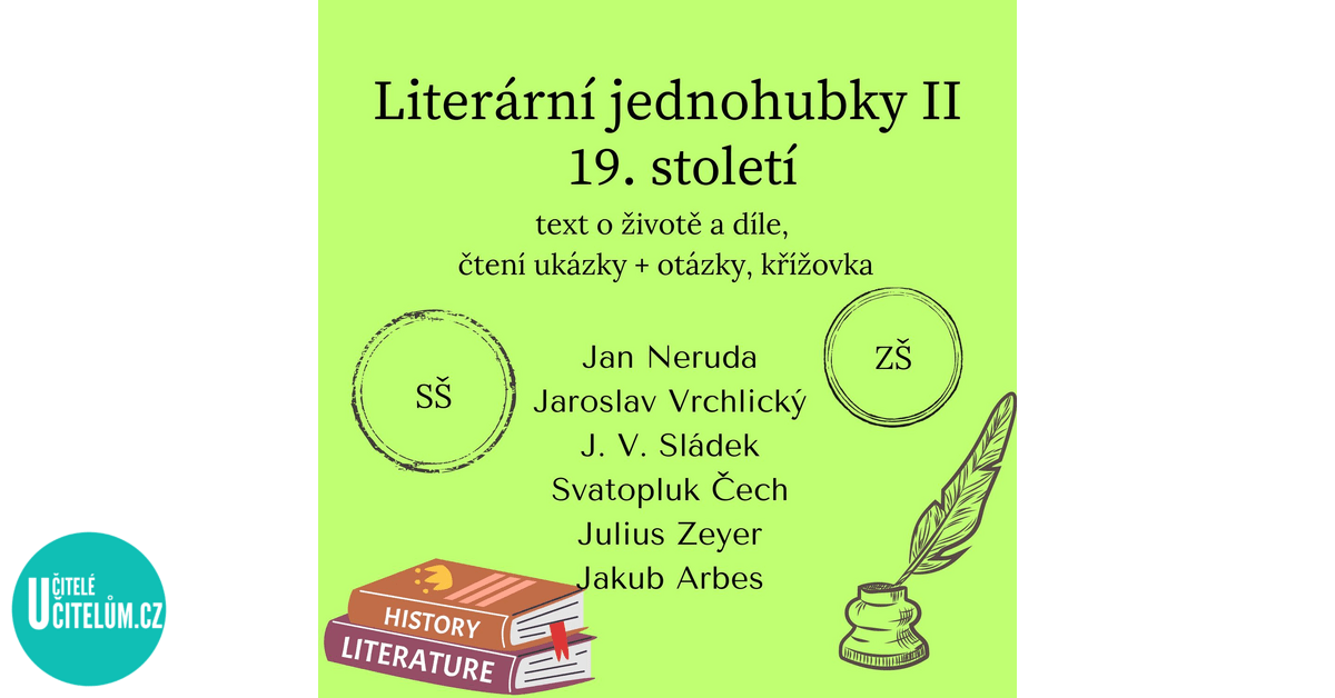 Literární jednohubky 2 - Český jazyk - literatura | UčiteléUčitelům.cz